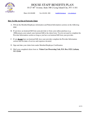 Fillable Online Davis Vision Claim Form - cirseiu.org Fax Email Print ...