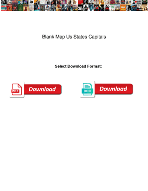 Fillable Online Blank Map Us States Capitals. Blank Map Us States ...