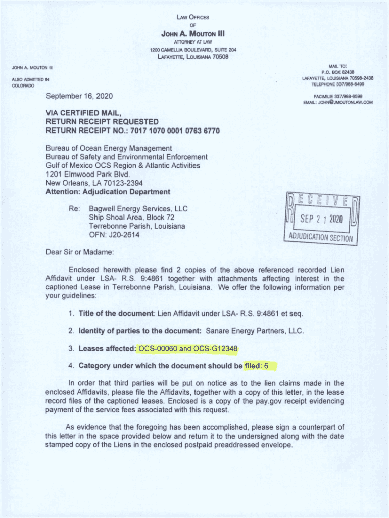 Fillable Online Vinson&Elkins - BSEE Data Center Fax Email Print ...