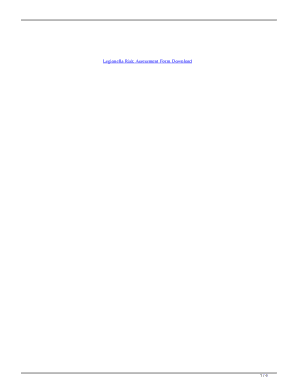 Fillable Online Legionella Risk Assessment Form Download Fax Email ...