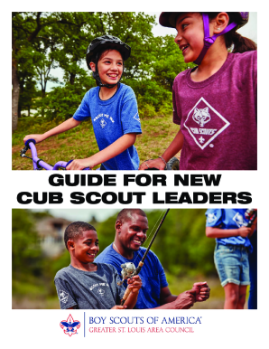 Fillable Online Cub Scout Leader Book 33221Boy Scouts Of ...