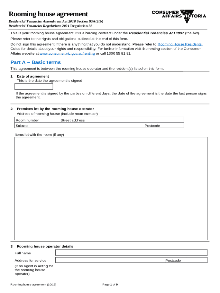 Attachment B7 - Rooming house agreement.docx Doc Template | pdfFiller