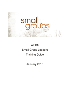 Fillable Online 11 Tips for Small Group Leader Training - Life.Church ...