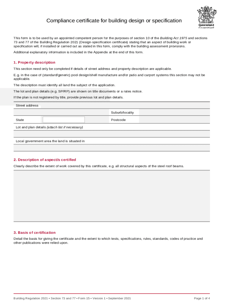 12 Aspect Inspection Certificate (Appointed Competent ... Doc Template ...