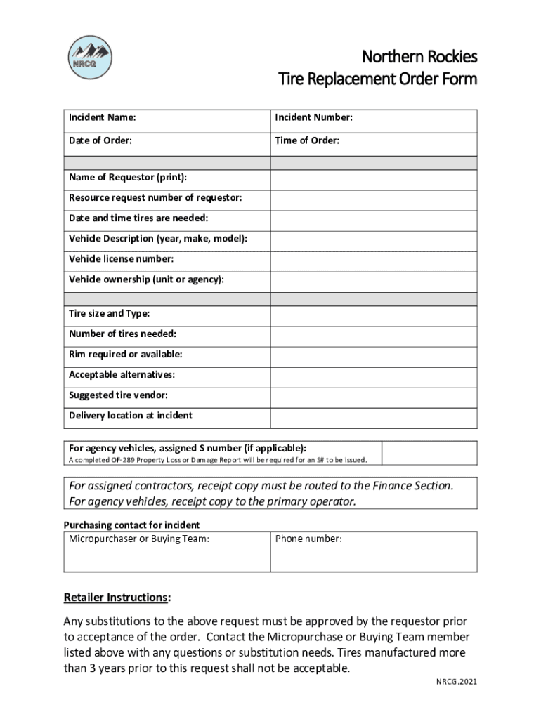 Fillable Online gacc nifc PDF type 2 fireline crew agreement attachments - Montana DNRC Fax ...