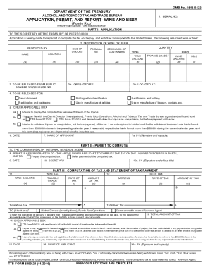 Fillable Online Form TTB F 5100 21 TTB F 5100 21 Application, Permit ...