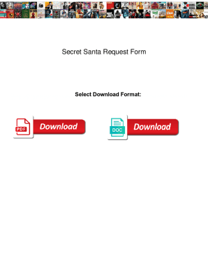 Fillable Online Secret Santa Request Form. Secret Santa Request Form ...