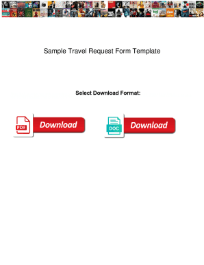 Fillable Online Sample Travel Request Form Template. Sample Travel ...