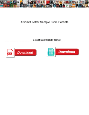 Fillable Online Affidavit Letter Sample From Parents. Affidavit Letter Sample From Parents cdrom ...