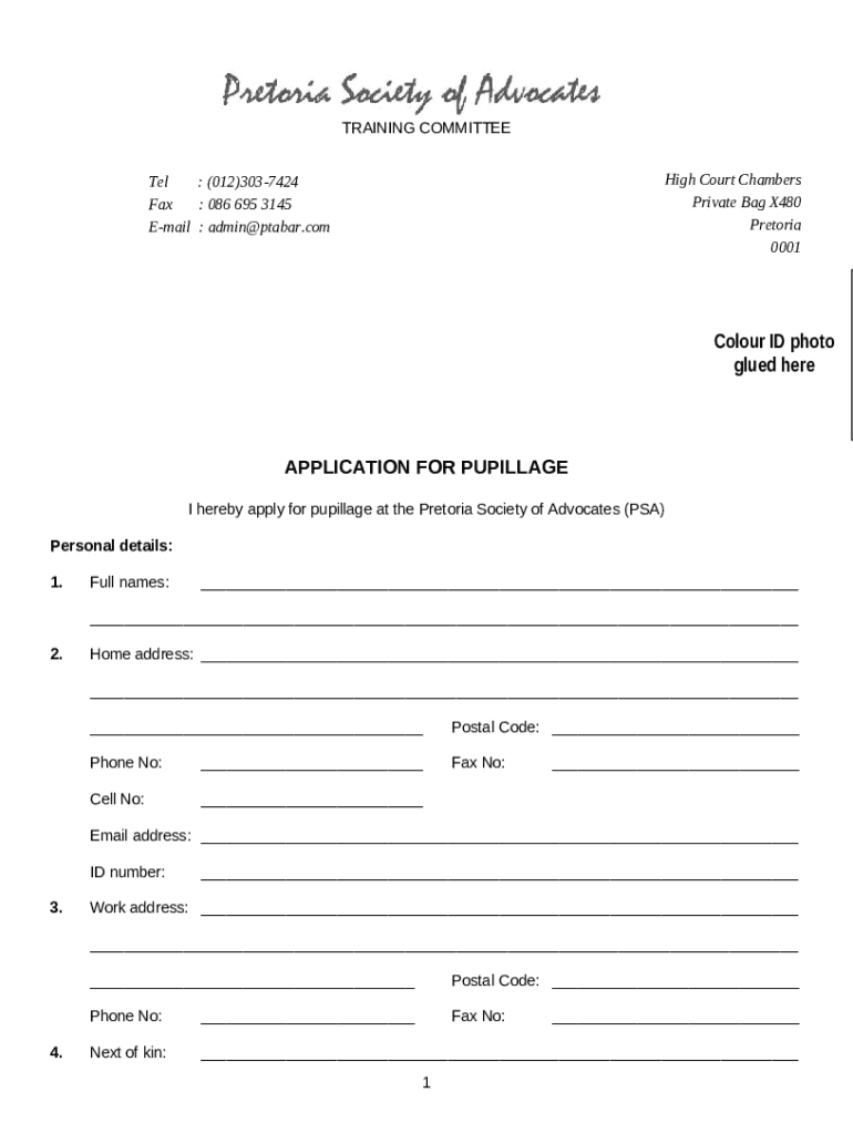 High Court Chambers Doc Template | pdfFiller