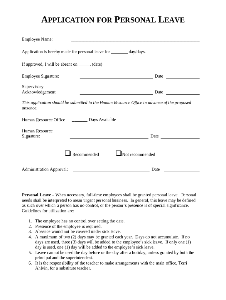 TEMPLATE: General Leave Without Pay Approval Letter Doc Template ...