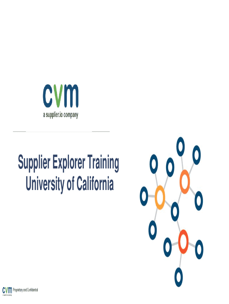 Fillable Online SIO Explorer Training Slide Deck Fax Email Print - pdfFiller