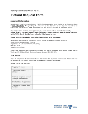 Fillable Online Working with Children Check - Service VictoriaHow to ...