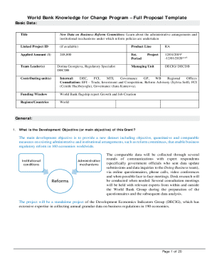 Fillable Online PROJECT/PROGRAMME PROPOSAL TO THE ADAPTATION FUND ...