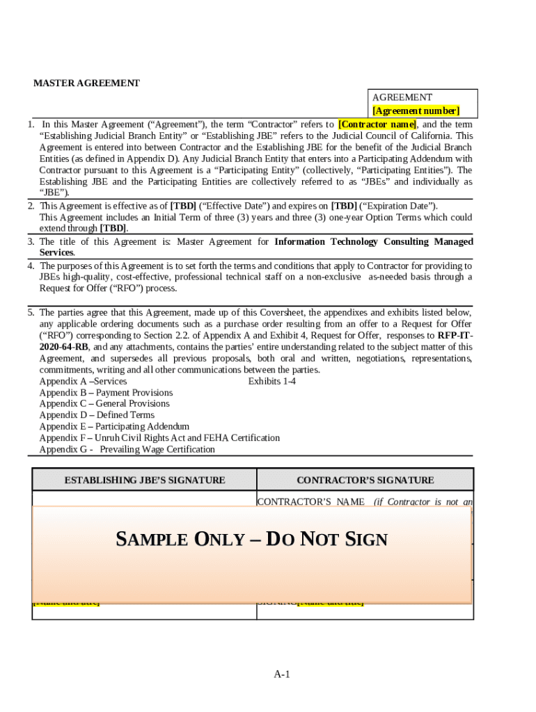 MASTER AGREEMENT (LEVERAGED PROCUREMENT AGREEMENT) GENERAL ... Doc ...