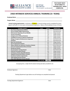Fillable Online Sample 245d Annual Training - XpCourse Fax Email Print ...