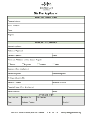 Fillable Online DP-01 Development Plan (Site Plan) Application Fax ...