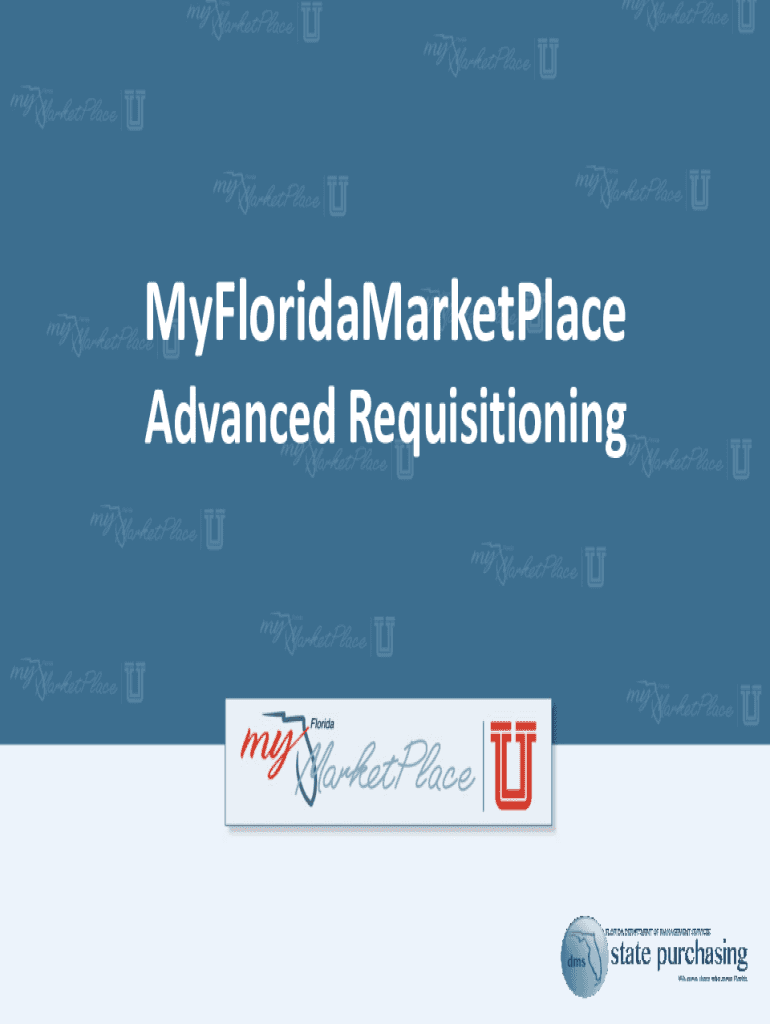 Fillable Online www.dms.myflorida.comcontentdownloadMFMP U Advanced ...