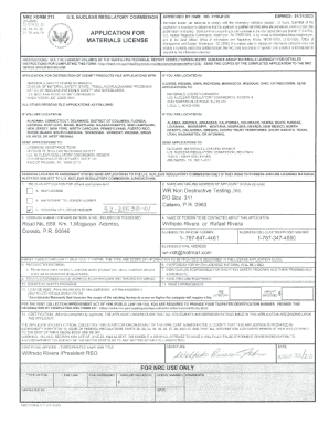 Fillable Online WR Non-Destructive Testing, Inc.; Renewal Request, NRC ...