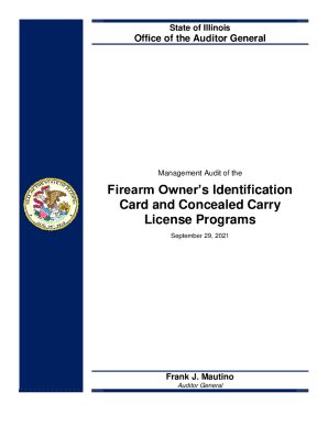Fillable Online Firearm Owner's Identification Card and Concealed Carry ...