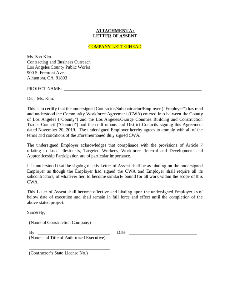 ATTACHMENT A: - Department of Public Works, Los Angeles County - dpw ...