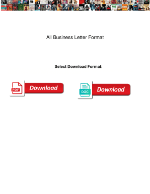 Fillable Online All Business Letter Format. All Business Letter Format ...