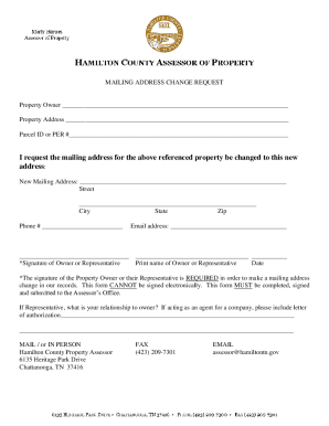 Fillable Online MAILING ADDRESS CHANGE REQUEST - US Legal Forms Fax ...