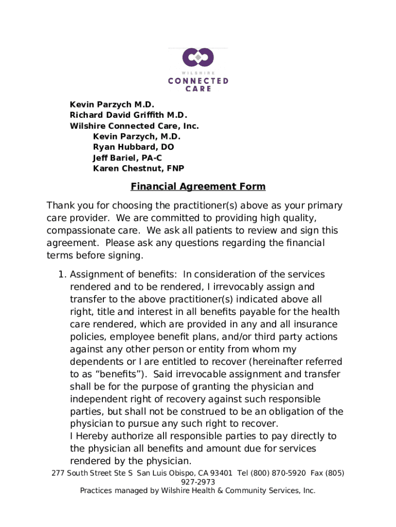 Kevin Parzych M.D. Richard David Griffith M.D. Wilshire Connected ...