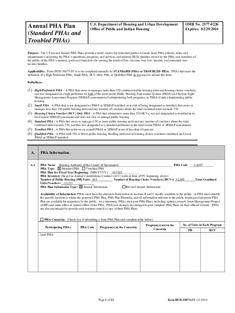 Fillable Online Attachment 2 - 2022 Annual PHA Annual PlanCounty.docx Fax Email Print - pdfFiller