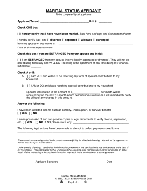 Fillable Online California Affidavit Form Pdf - Menu Fax Email Print ...