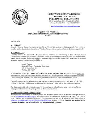 Fillable Online PDF 19-0054 - Sedgwick County Fax Email Print - pdfFiller