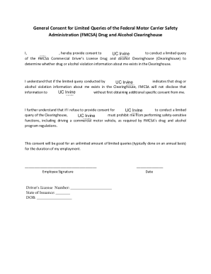 Fillable Online ehs uci clearinghouse.fmcsa.dot.govResourceIndexSample ...