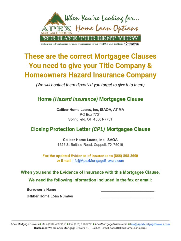 Fillable Online Homeowners Hazard Insurance Company You need to give ...