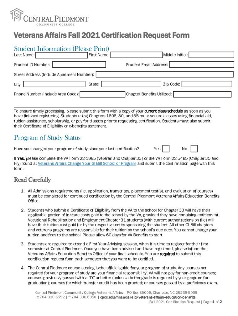 Fillable Online Veterans Request for CertificationColumbia University ... Fax Email Print ...