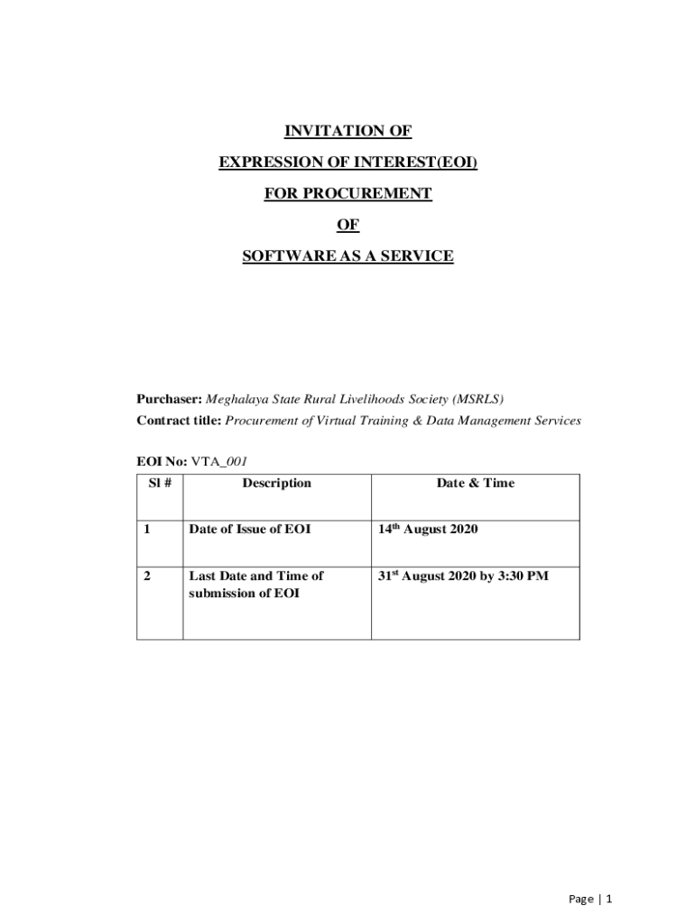 Fillable Online msrls nic Goa Tenders, Goa Tenders Information, Goa ...