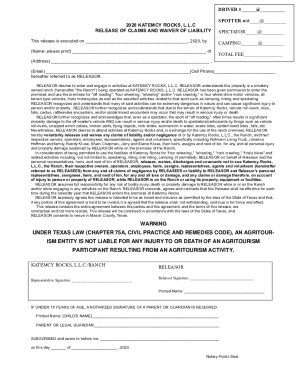 Fillable Online WARNING UNDER TEXAS LAW (CHAPTER 75A ... - Katemcy ...