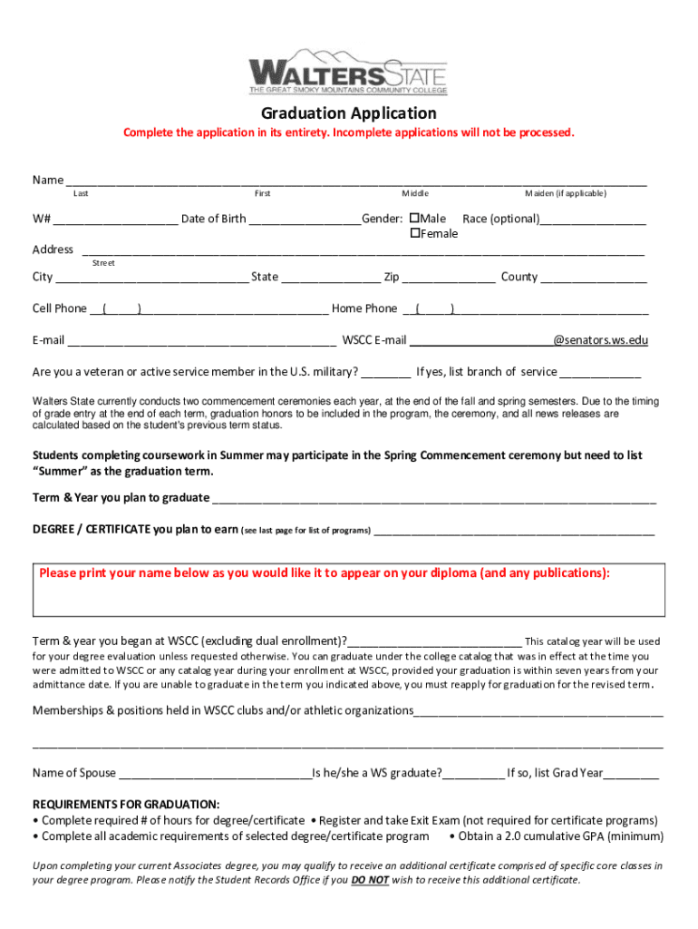 Fillable Online Undergraduate Non-matriculated Student Application ...