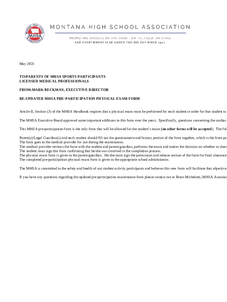 Pre-Participation Physical Exam - Schoolwires Doc Template | pdfFiller