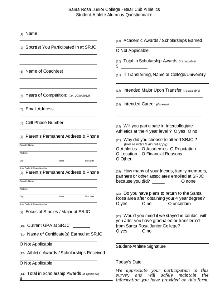 SRJC Health History - Dental Programs - Santa Rosa ... Doc Template ...