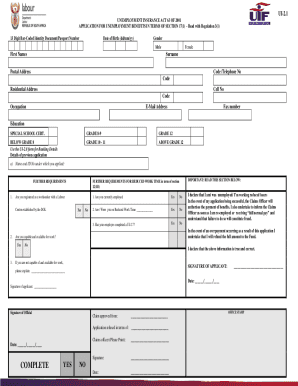 Fillable Online Application for Unemployment Benefits - DOL Fax Email ...