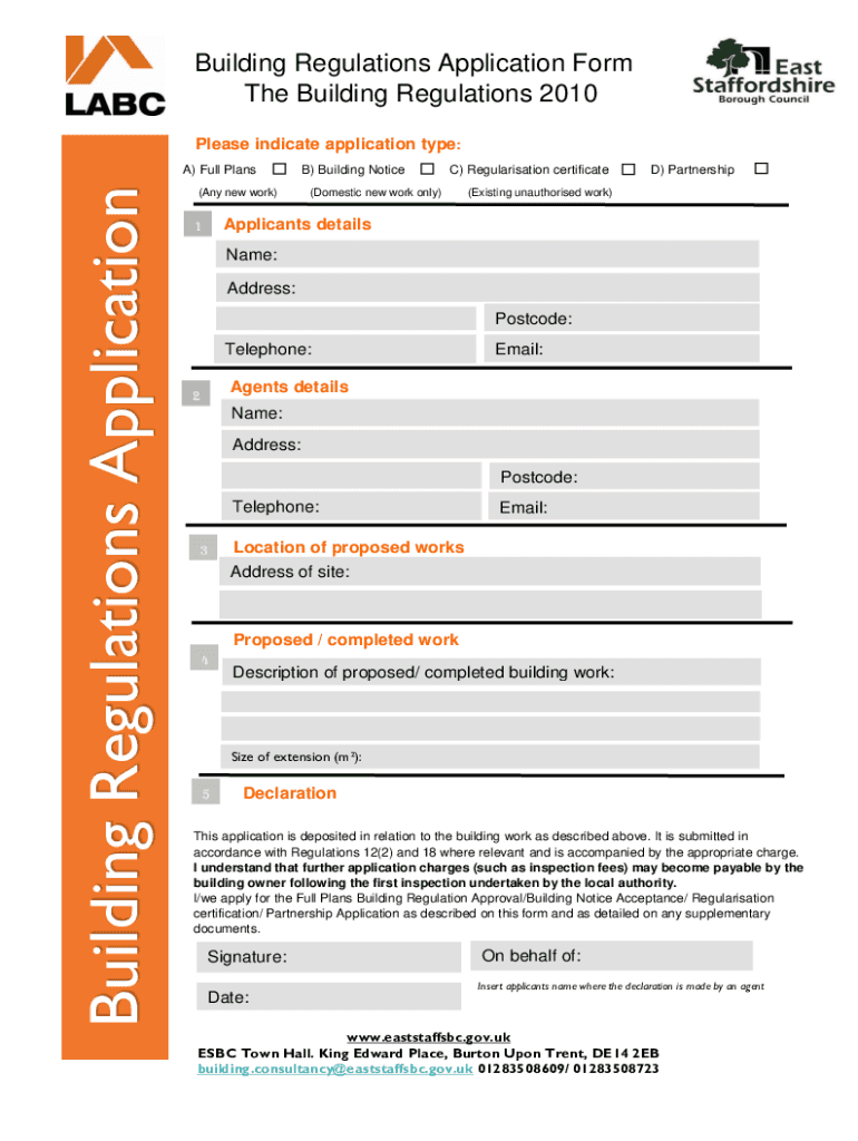Fillable Online www.labss.orgsitesdefaultBuilding Regulations ...