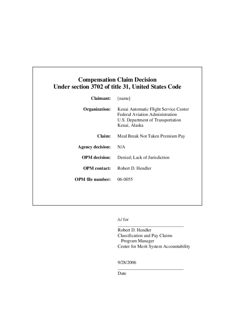 Fillable Online Policy, Data, Oversight Pay & Leave - OPM.gov Fax Email ...