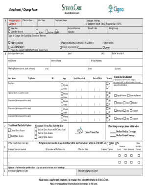 Fillable Online Employee Enrollment Form - ninfosystemsinc.com Fax ...