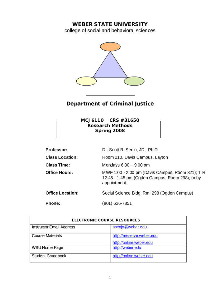 Scott Robert Senjo - Weber State University - faculty weber Doc ...