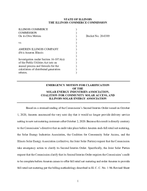 Fillable Online Emergency Motion for Clarification Fax Email Print ...