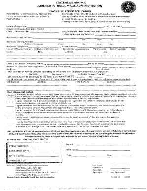 Fillable Online LP Gas Licenses / Business Services / Home Fax Email ...