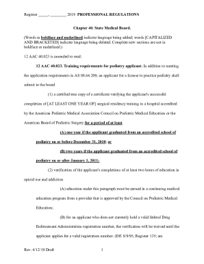 Fillable Online NOTICE OF PROPOSED CHANGES ON UNPROFESSIONAL CONDUCT ...