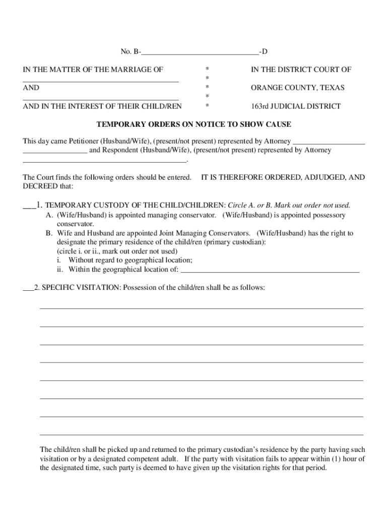 Fillable Online AGREED TEMPORARY MUTUAL INJUNCTIONS THE PARTIES TO THE ... Fax Email Print ...