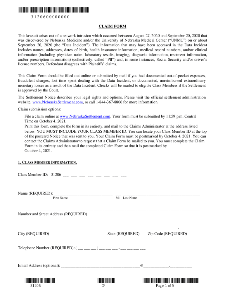 Fillable Online Claim Form Counsel - Copy1.docx Fax Email Print - pdfFiller