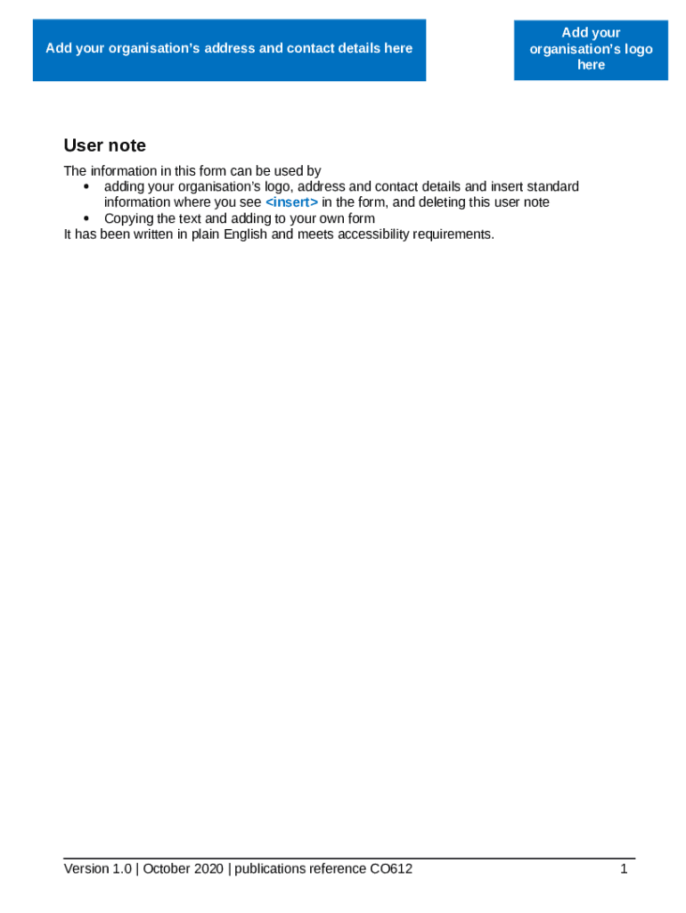 User note - NHS England Doc Template | pdfFiller